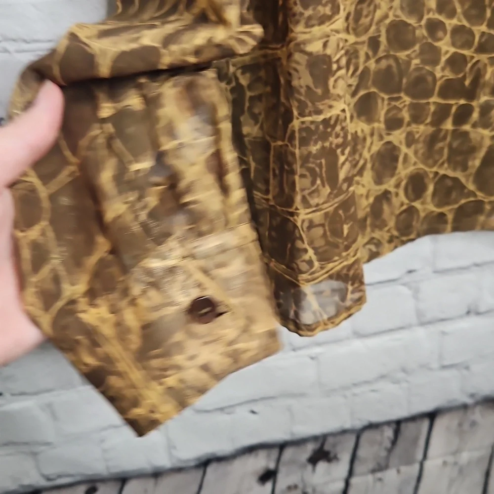 Rene Lezard | Tops | Rene Lezard Women Buttondown Blouse Crocodile ...